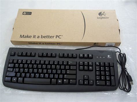 Logitech Deluxe 250 Vista Qualified Usb Keyboard Black Electronics