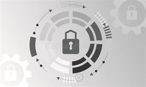 Cyber Technology Security Network Data Protection Stock Vector Illustration Of Access