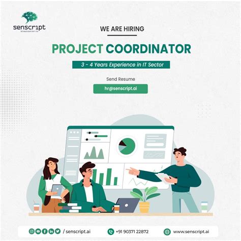 Senscript Technologies On Linkedin Projectcoordinator Jobopening