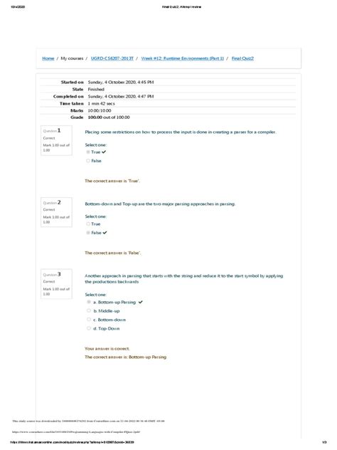 Programming Languages With Compiler Fquiz 2 Pdf Pdf Parsing Syntax Programming Languages With Compiler Fquiz 2 Pdf Pdf Parsing Syntax