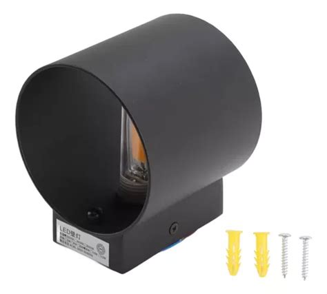 Luces Led De Pared Cilíndricas Para Subir Y Bajar Modernas Meses Sin Interés