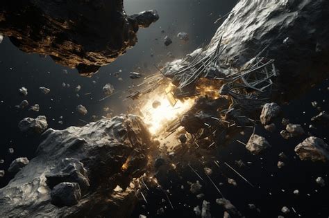 Premium Photo An Asteroid Mining Company Extracting Rare Metals 00249 03