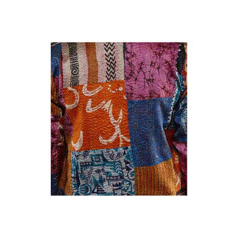 Vintage Silk Kantha Jacket