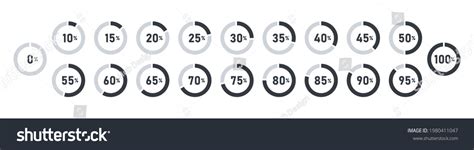 Loading Bar Icon Set Progress Visualization 库存矢量图（免版税）1980411047 Shutterstock