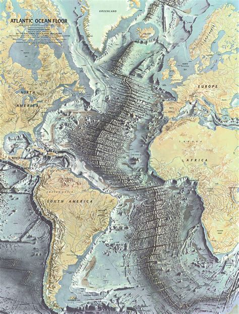 Topographic Profile Atlantic Ocean