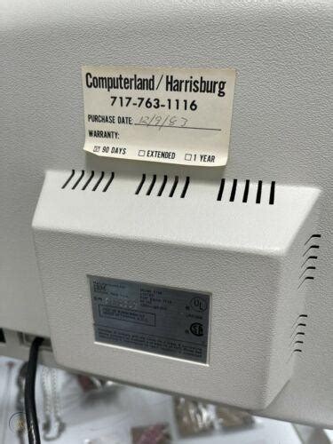 Vintage Ibm 5153 Cga Color Monitor With Original Box 3824595415