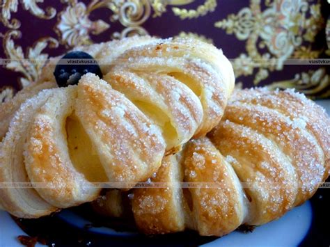 Фото рецепт Слойка с ананасом Власть Вкуса