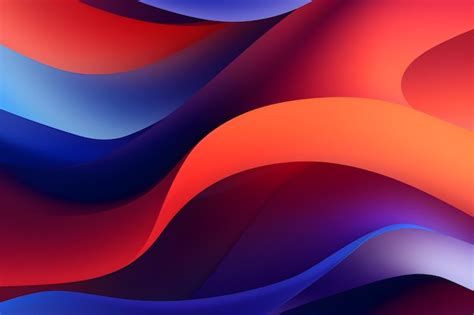 Premium Ai Image Abstract Background With Dynamic Shapes And Gradients