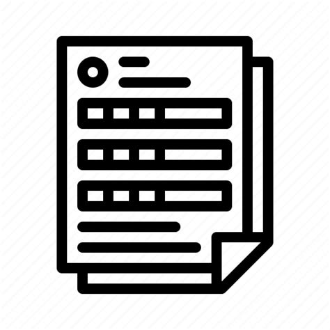 Document Meeting Schedule Business File Paper Report Icon