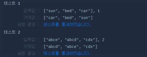 Programmers Python Lv0 문자열 내 마음대로 정렬하기