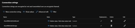 Azure Lets Encrypt Dashboardconnectionstring Field Is Required