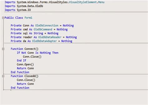 Vbnet Database Ms Access Simple Blog