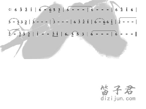 碧海潮生曲竹笛简谱 刘学轩曲 笛子君曲谱网