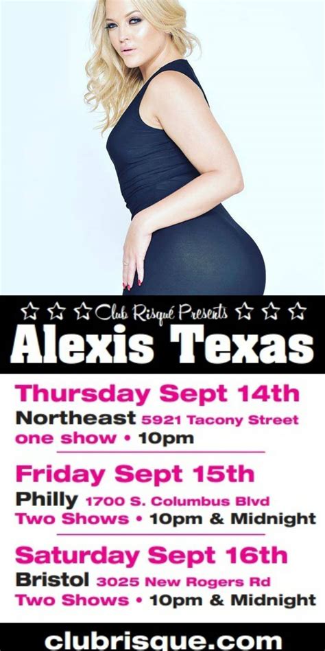 Alexis Texas Philadelphia Club Risque