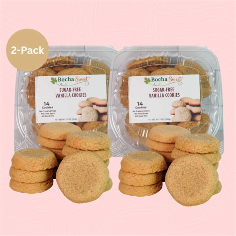 14 Sugar Free Vanilla Cookies 10 Oz Bochasweet