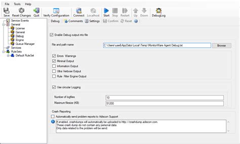 debug — winsyslog 17 1 documentation