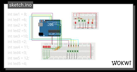 สวิตกดติดปล่อยดับ Wokwi Esp32 Stm32 Arduino Simulator