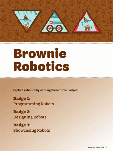 Brownie Robotics Badge Requirements Pdf