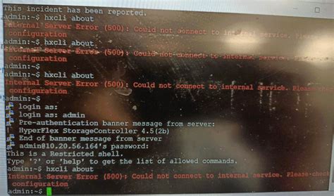 Hyperflex Cluster Cannot Start Cisco Community