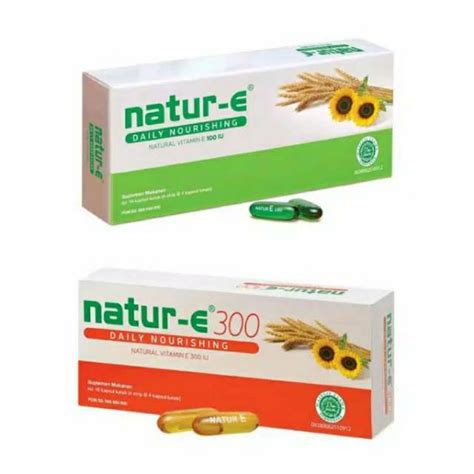 Jual Natur E Vitamin Kapsul 100 Iu 300 Iu 16 Kapsul Natur E Shopee Indonesia