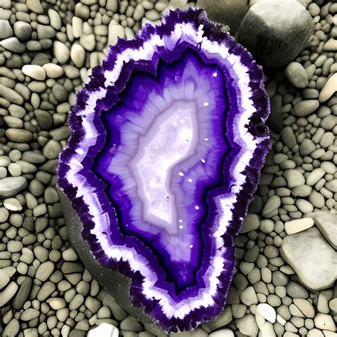 Purple Geode Rock