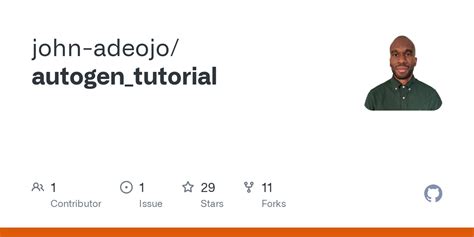 Github John Adeojoautogentutorial Github John Adeojoautogentutorial
