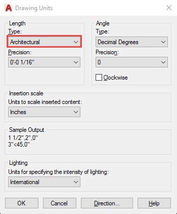 How To Set Units To Architectural In AutoCAD And AutoCAD Architecture