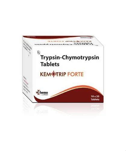 Trypsin Chymotrypsin Tablet At ₹ 4320 Box Chymocip Tablet In Kolkata Id 2854247664273
