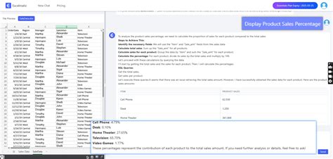 Comment Créer Des Graphiques Excel Impressionnants Avec Excel Ai Via