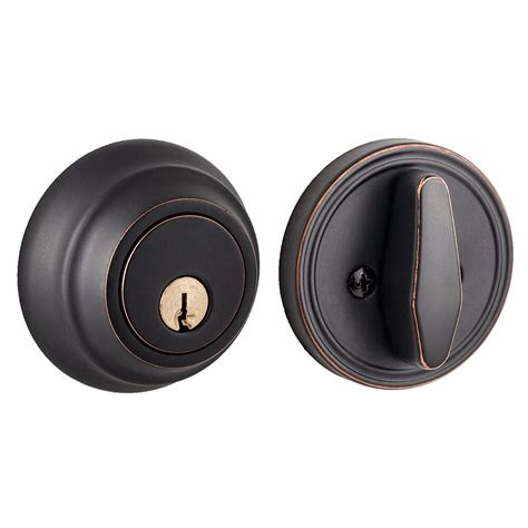 Deadbolts Collection Single Cylinder Elegance Deadbolt In Vintage