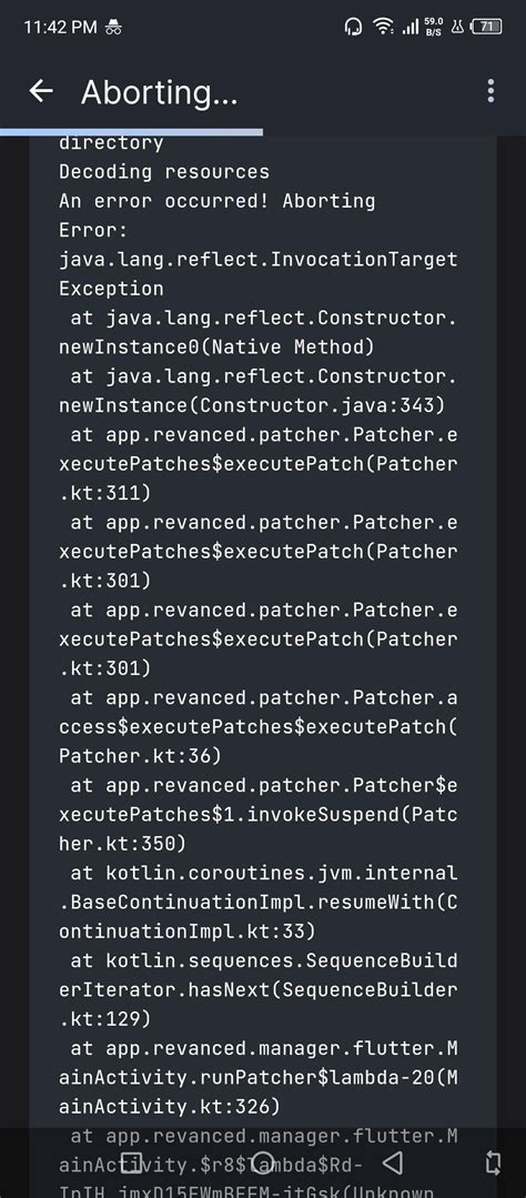 Wont Let Me Patch Keep Getting An Error And It Just Aborts Would