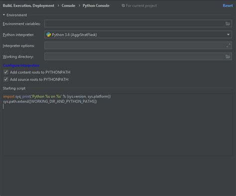Cant Run Python Console Filenotfounderror Winerror 3 The System Cannot Find The Path