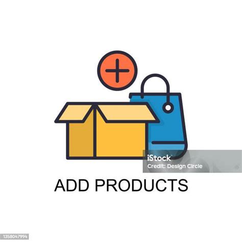 제품 벡터 채워진 윤곽선 아이콘 디자인 그림을 추가합니다 흰색 배경 Eps 10 파일에 웹 및 모바일 응용 프로그램 기호 가방에