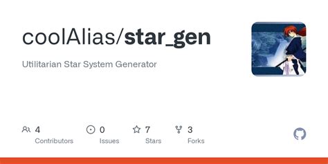 Github Coolalias Star Gen Utilitarian Star System Generator