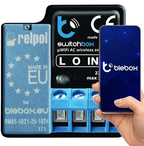 Moduł przekaźnikowy switchbox v3 Blebox Arena pl