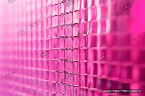 Ai创作图粉色玻璃瓷砖 粉色网格 晶片装饰墙 玫红玻璃纹理 金属玫红色背景纹理 粉色3d背景 粉色晶格图案 紫色玻璃背景 粉色屏风 粉红软包