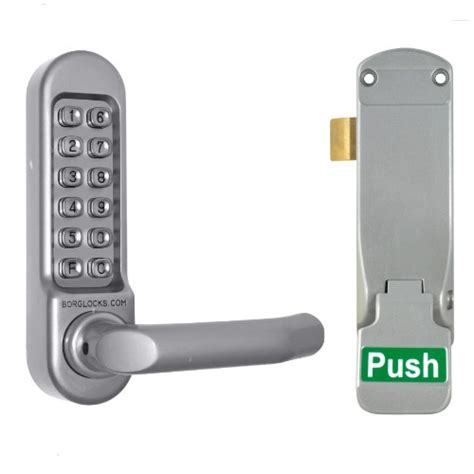 Bl5008 Emergency Push Pad Latch With External Digital Lever Keypad
