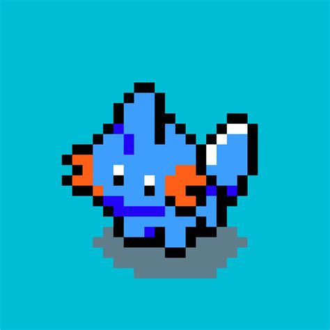 Mudkip Pixel Art Grid At Tarmemphisblog Blog
