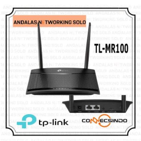 Jual Router Wifi Sim Card 4g All Operator Tp Link Tl Mr100 Di Seller Andalas Computer Pajang