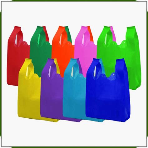 50pcsosandokecoeg~bagm~5q~sizet~plainc~reusable Shopping Tote