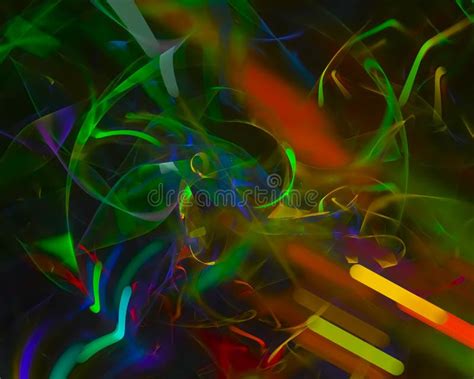 Abstract Fractal Digital Light Wallpaper Chaos Energy Energy Style Colorful Render Motion