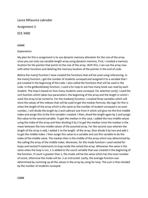 Assignment 2 Download Free Pdf Variable Computer Science