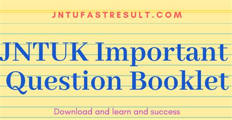 Jntuk Btech 3 2 Unit Wise Imp Questions For R16 Regulation