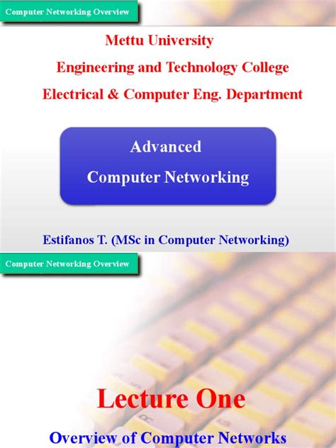 lecture i advanced computer networking sci tech with estif pdf computer network