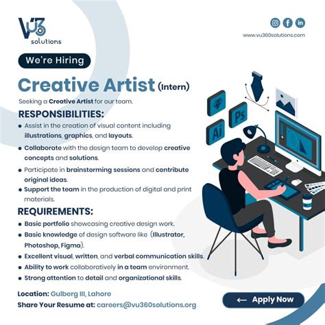 vu360 solutions on linkedin hiringb internship creativeintern artistintern