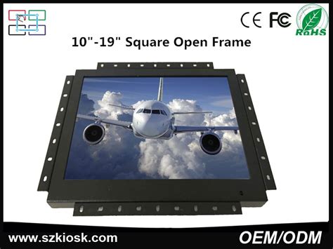 ODM Open Frame Industrial Monitor With VGA AV DVI HDMI Monitor Shenzhen Kiosk Electronic