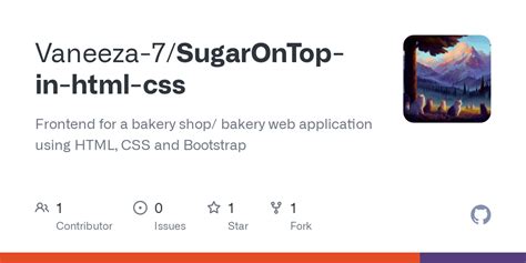 Github Vaneeza 7sugarontop In Html Css Frontend For A Bakery Shop Bakery Web Application