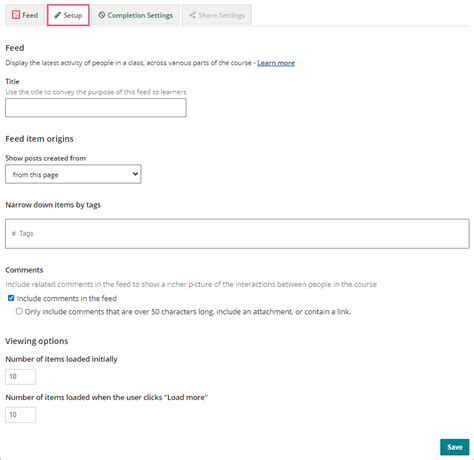 How Do I Use The Feed Widget Advanced Widgets Openlearning Help Community