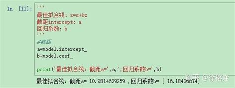 Python数据建模（一）：线性回归模型 知乎
