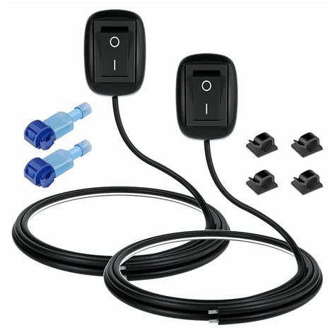 2 X Surface Mount Switch Black